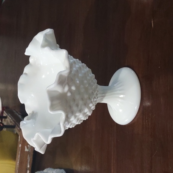 Fenton | Other | Fenton White Hobnail Candy Compote Dish | Poshmark